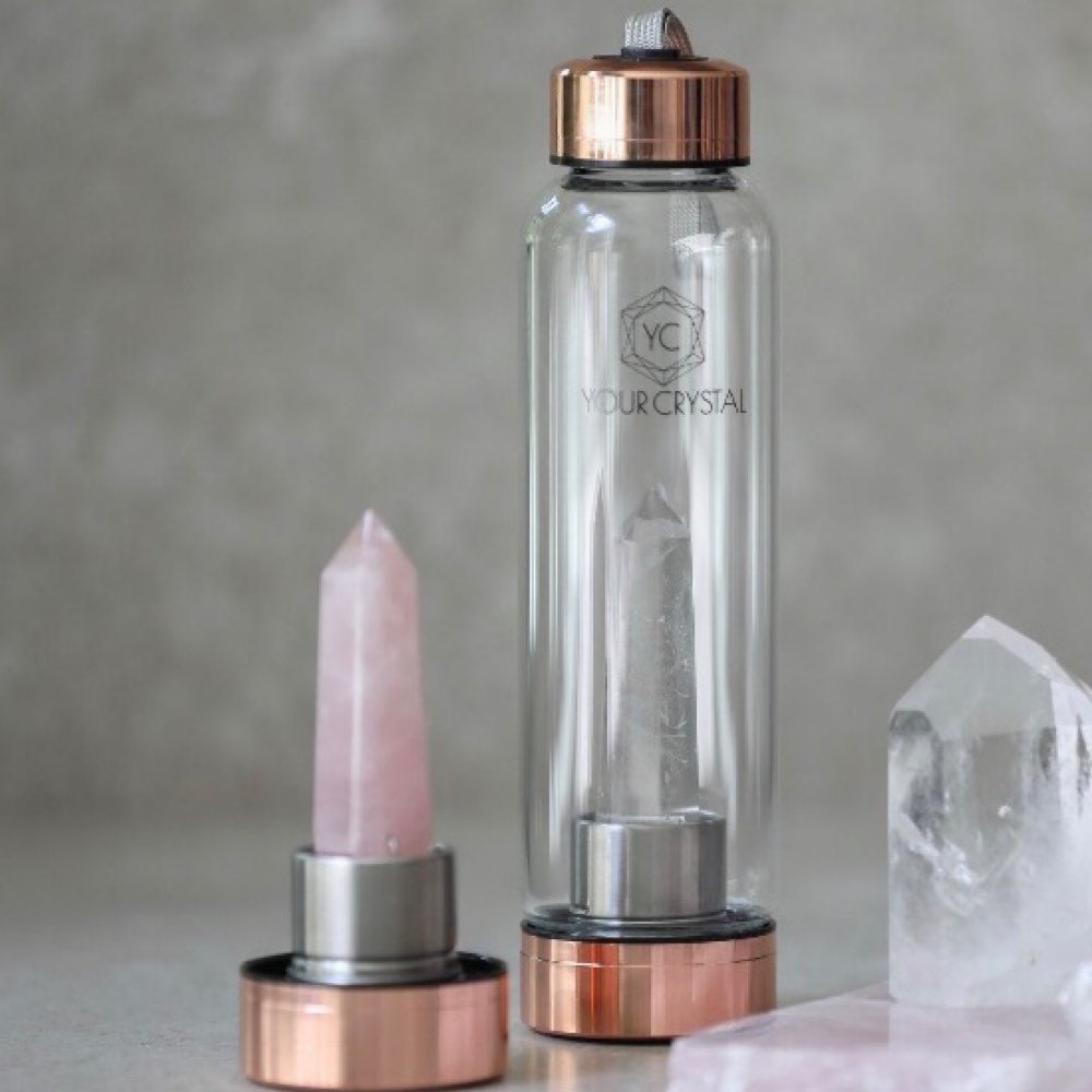Crystal Elixir Water Bottles & Crystal Sets by YourCrystalAU
