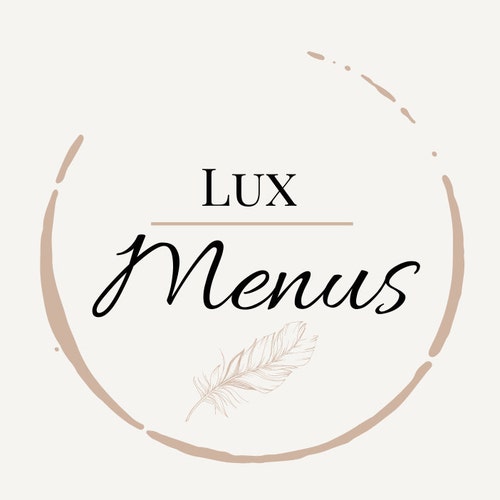 LuxMenus - Etsy