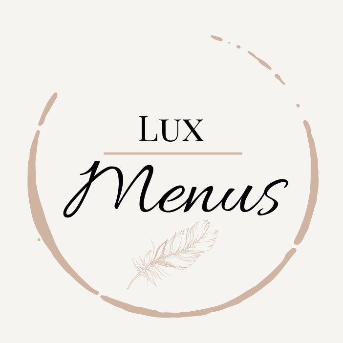 LuxMenus - Etsy