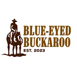 Blue-eyed Buckaroo Western Fashion T-shirt Cowboy - Etsy