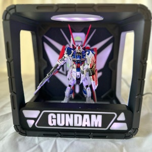 Gundam RG/HG 1/144 Scale Floating Display Shelf. Action Figure Stand ...