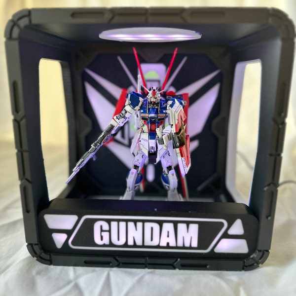 Gundam RG/HG 1/144 Scale Floating Display Shelf. Action Figure Stand ...