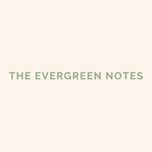 TheEvergreenNotes - Etsy
