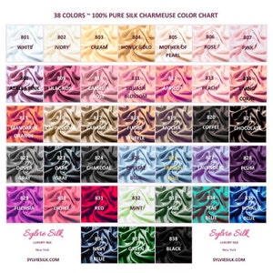 SWATCHES Pure Silk Fabrics Colors Pure Silk Fabrics Sample Order Silk ...