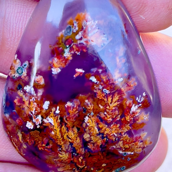 Natural Plume Agate Stone. Rare Material, Top Quality, Colourful,agate ...