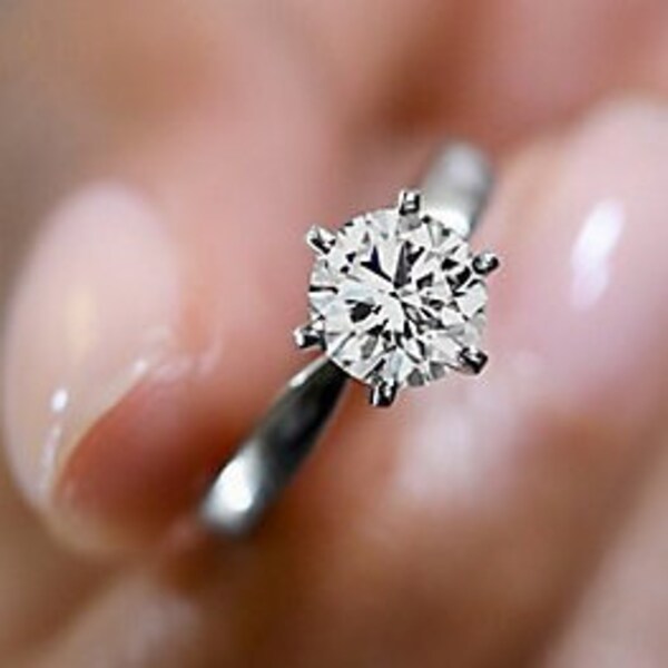 1890s Vintage 2.00 Ct Art Deco Round Cut Diamond Wedding Engagement ...