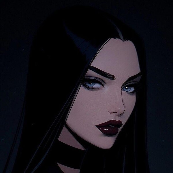 Goth Girl Twitch Emote Anime Emote, Hello Emote, Alt Girl,twitch Emote ...