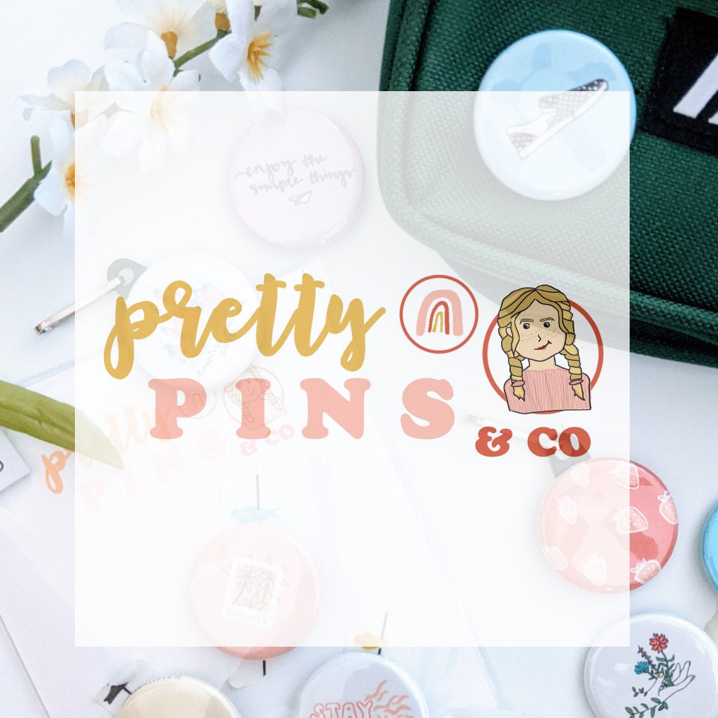 Pins Magnets Key Chains and Pocket Mirrors by PrettyPinsandCo