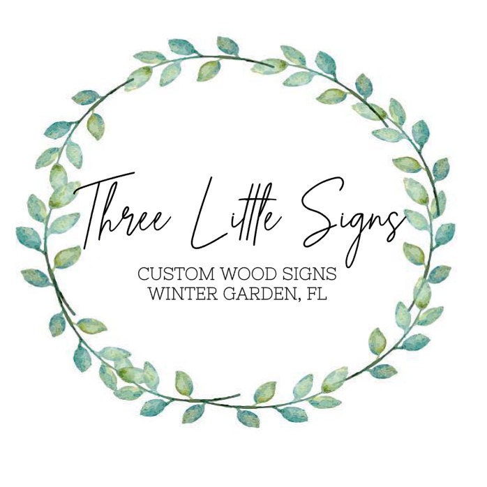 ThreeLittleSigns - Etsy