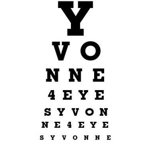 Eye Chart Card.get Well Soon.eye Chart.eye Chart Card.eye Exam.eye Test ...