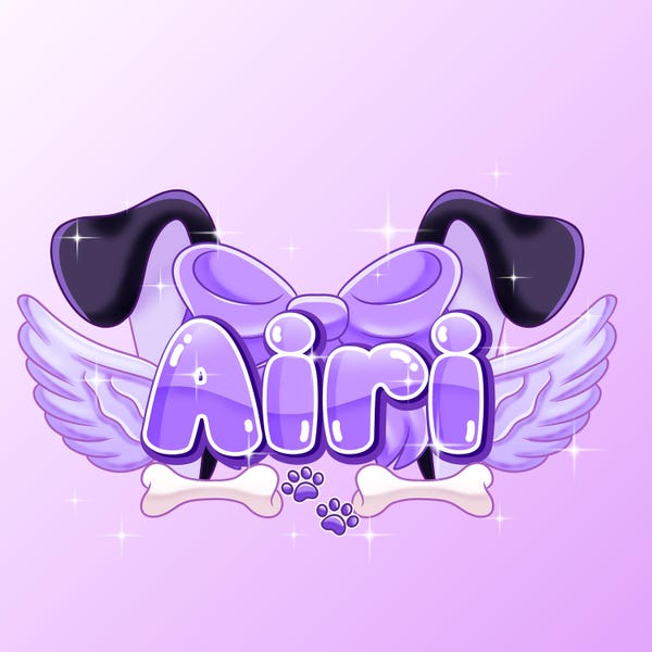 CUTE VTUBER LOGO Custom Vtuber Logo, Vtuber Logo Commission, Cute Vtuber Logo, Kawaii Logo Text ...