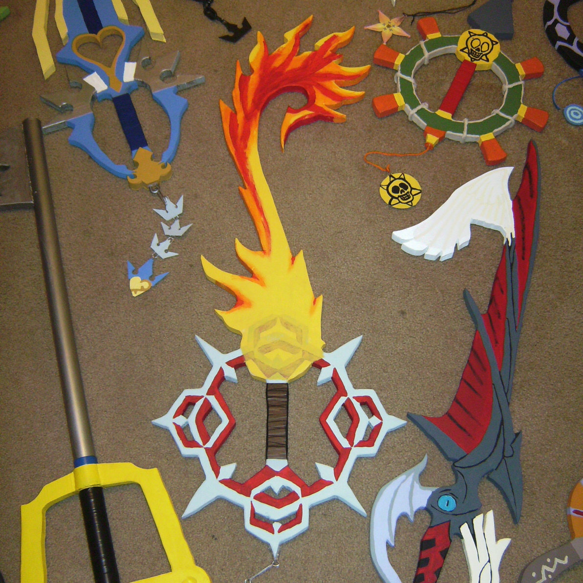 Keyblades Sea Salt Ice Cream and Paopu by OathkeeperCreations