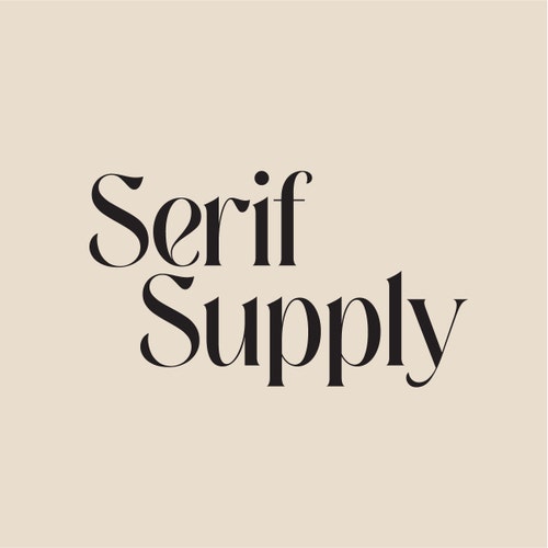 SerifSupply - Etsy