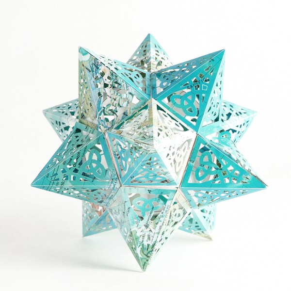 Gift Set, 3 Sacred Geometry Model Kits, Star Orb, Rhombi & Earth Star ...