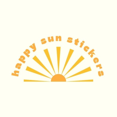 HappySunStickers - Etsy