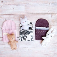 Tiny Plushie Bundle Sew the 6 Mini Animals and a Closet Full of Clothes ...