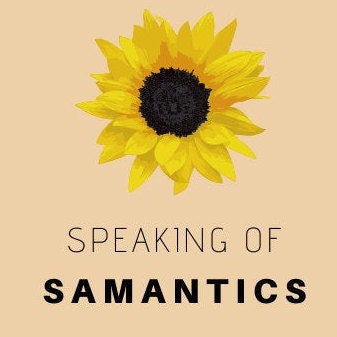 Speaking of Samantics by SpeakingOfSamantics on Etsy