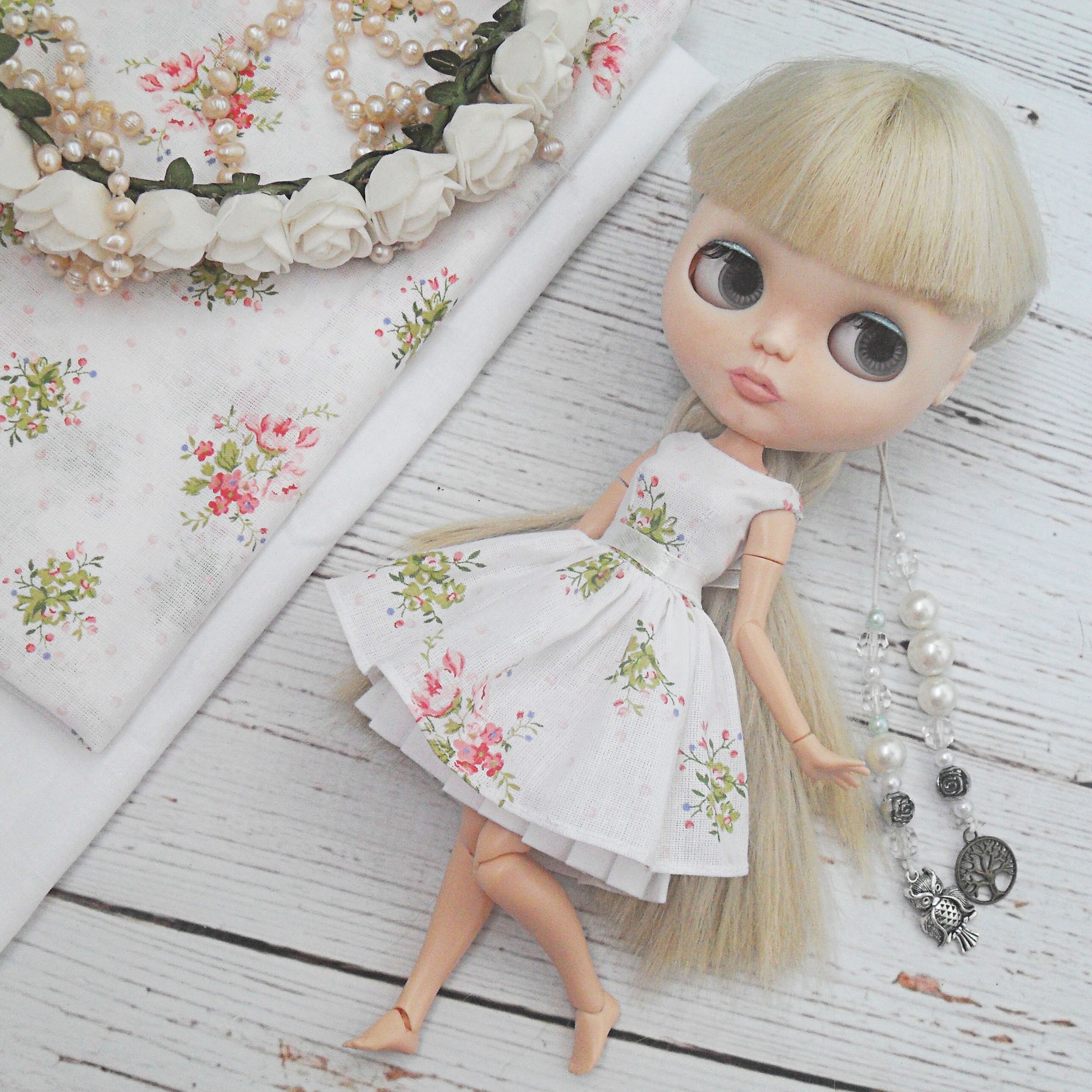 Clothes for Blythe and Barbie dolls Custom by ClothesforblytheRU