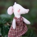 DIY Mini Mouse Family Toy Sewing Pattern no Clothes Cute Scandi Rag ...