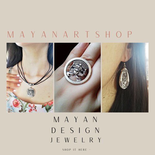 Mayan Design Jewelry. Handmade in Honduras de MayanArtshop en Etsy
