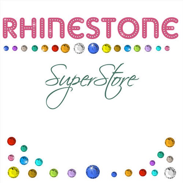 Rhinestone Transfer Scattered Splash Rhinestone Sheet Available in Any ...