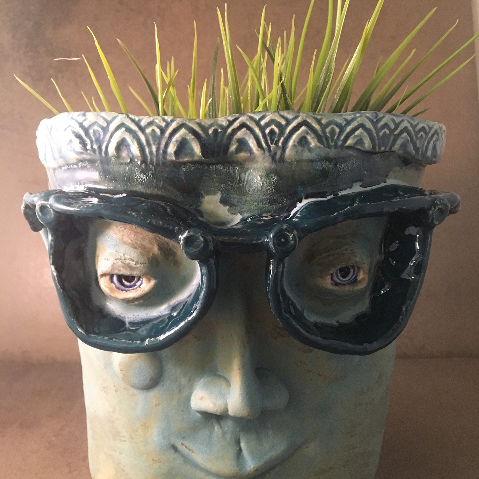 Whimsical Clay Pots and Sculptures