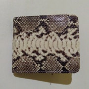 Genuine Python Snakeskin Leather Wallet by ozoneshop on Etsy