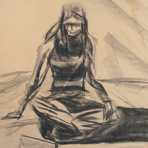 Vintage 1970's Figure Drawing Prints by WhenIwas20 on Etsy