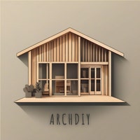 Modern Small Tiny House Blueprints, Pentagon Frame House Plan\ 12x23 ...