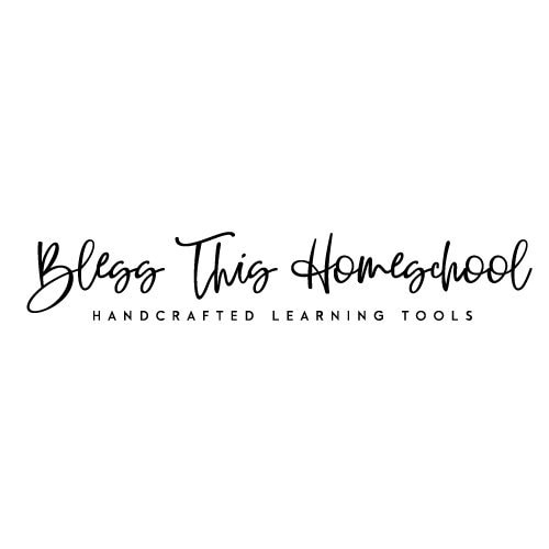 Handcrafted learning tools for your home & by BlessThisHomeschool