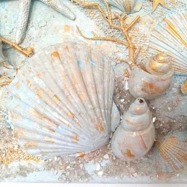Coastal Wall Art art From the Soul of the Ocean Seashell Beach Décor ...