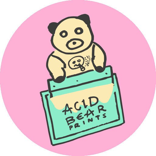 AcidBearPrints - Etsy