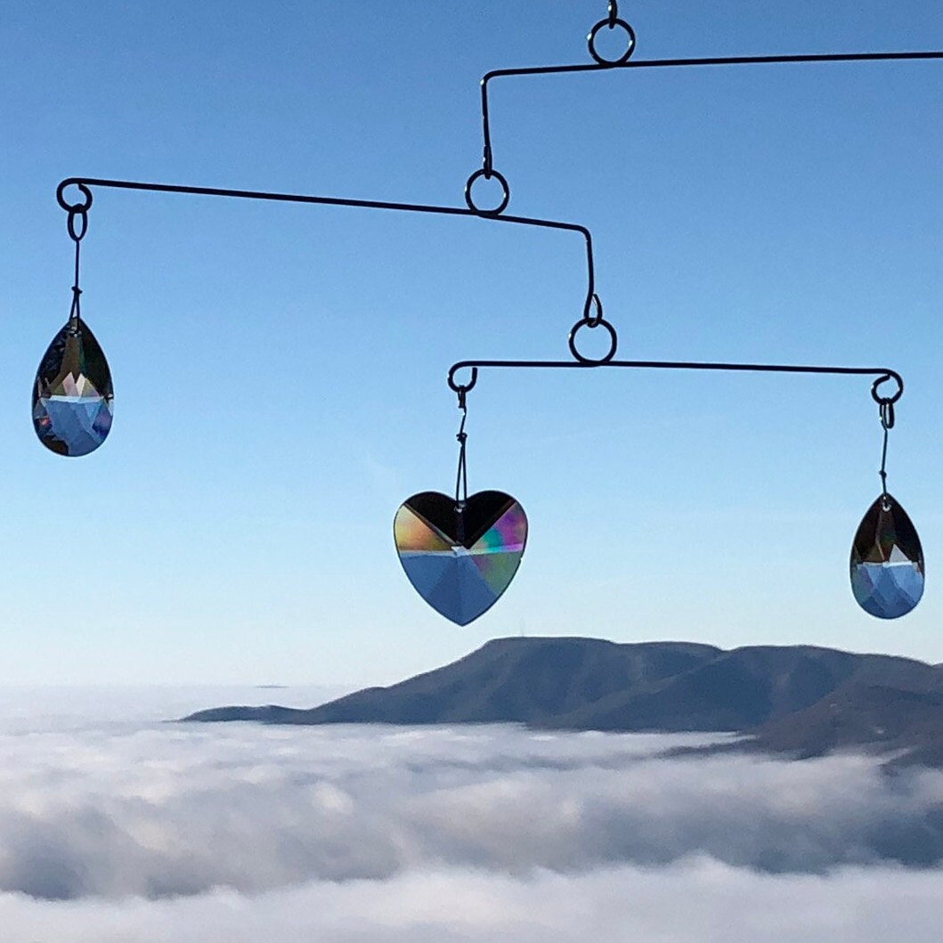 Sun catcher Crystal Mobiles for Extreme by CrystalMobilesDesign