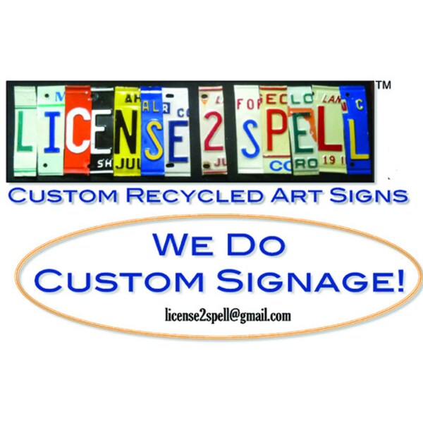 BILLIARD ROOM Custom Recycled License Plate Wall Art Sign by ...