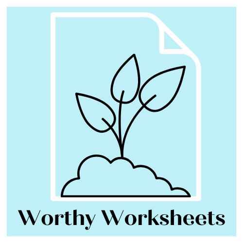 WorthyWorksheets - Etsy