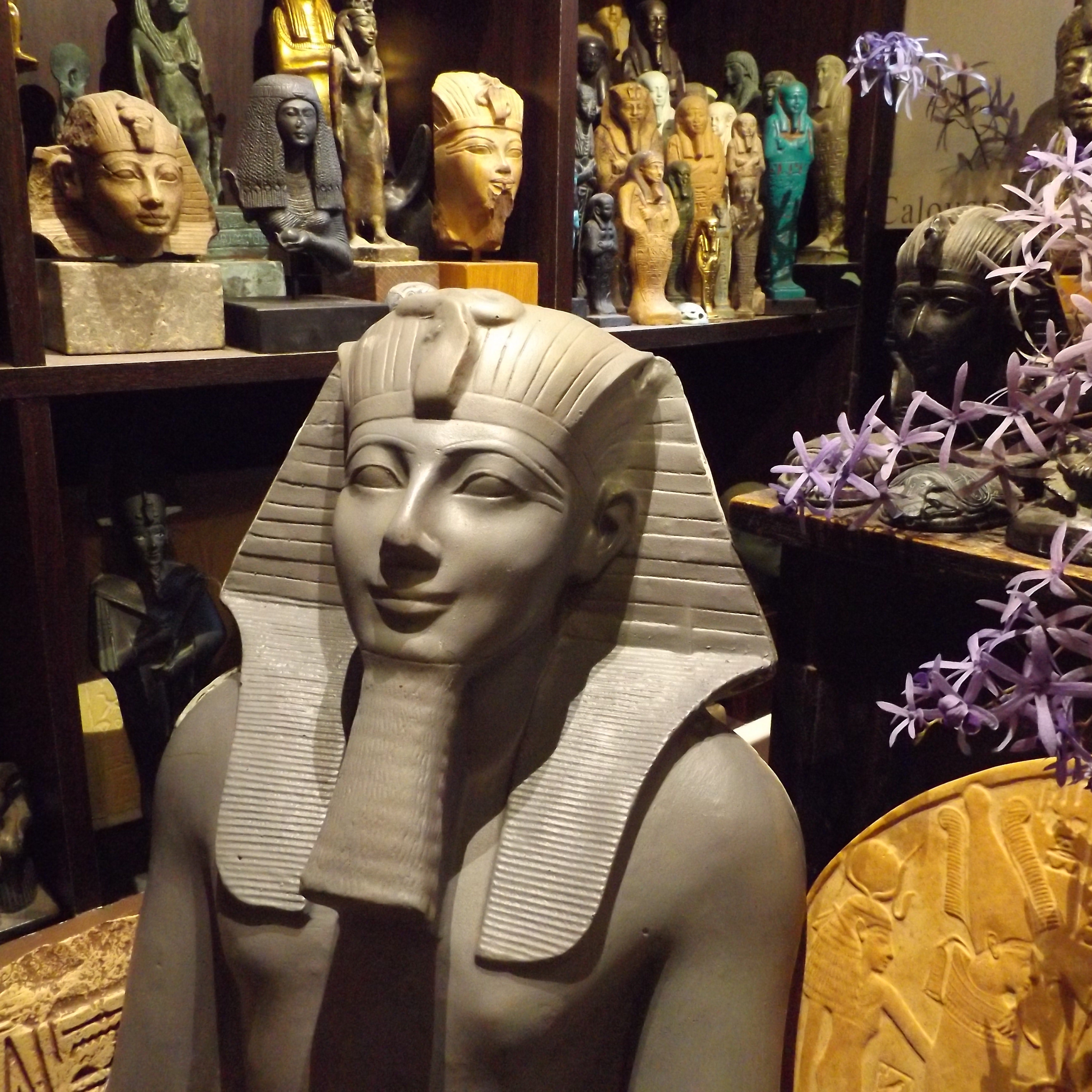 Sumerian cylinder seal replica of Queen Puabi Mesopotamian art