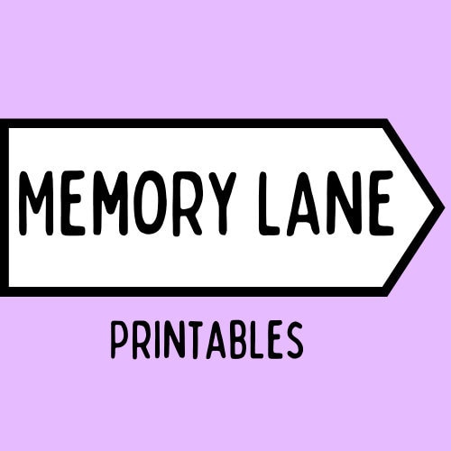 MemoryLanePrintables - Etsy