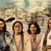 Native Mount Rushmore American// "original Founding Fathers" Art Print ...