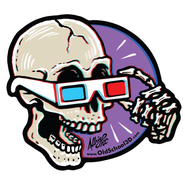 Texan Gothic Pulp Western Art: 3D Poster With Glasses - Etsy