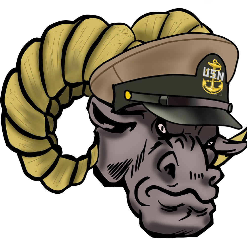 Navy Senior Chief Skull