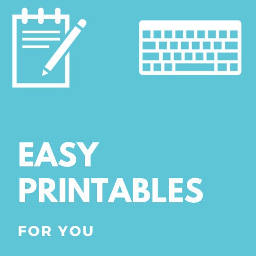 EasyPrintablesForYou - Etsy