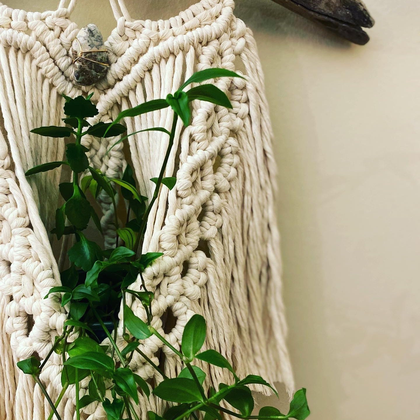 Mixed Media Macrame by KnottieLove on Etsy