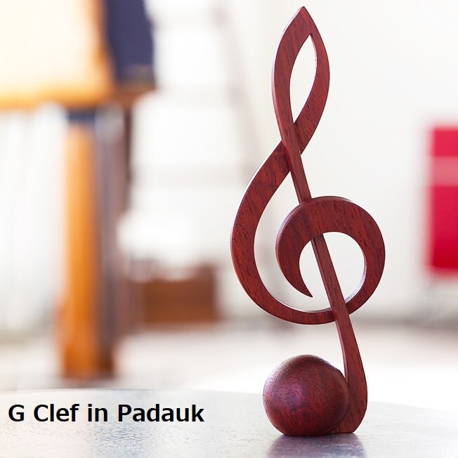 Ornaments & Accents Eighth Note Musical Note Paperweight Wood Craft in ...