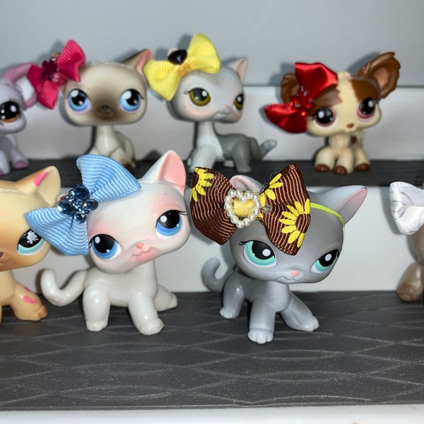 Littlest Pet Shop LPS Lot of 10 Pc Accessories in Gift Bag Random ...
