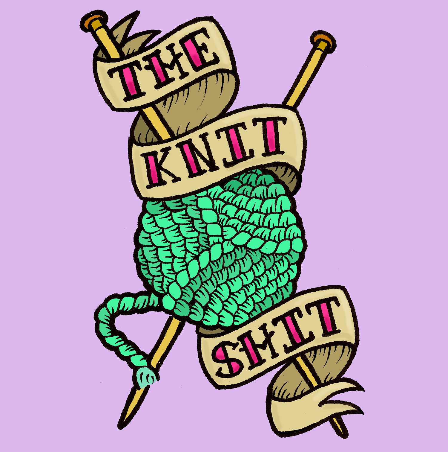 unique and sassy Knit Shit handmade in the Midwest by theKnitShit