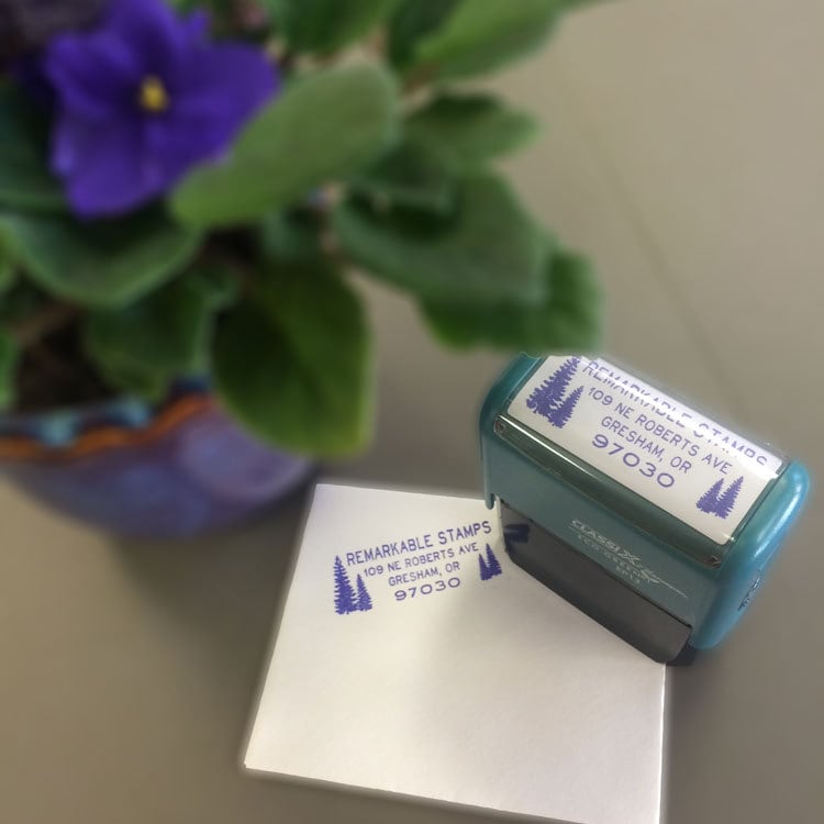 Return Address Stamps and Custom Rubber Stamps by RemarkableStamps