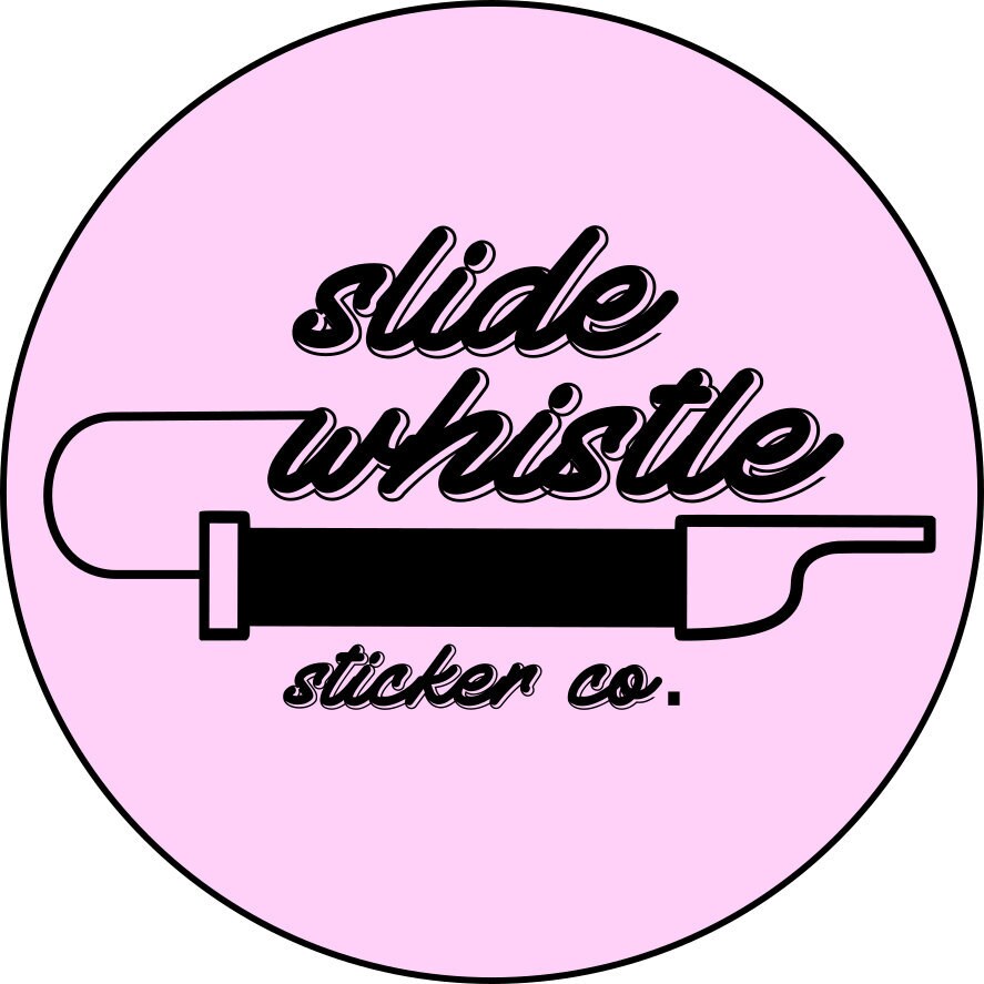 Slide Whistle Custom Sticker Shop by SlideWhistleStickers on Etsy