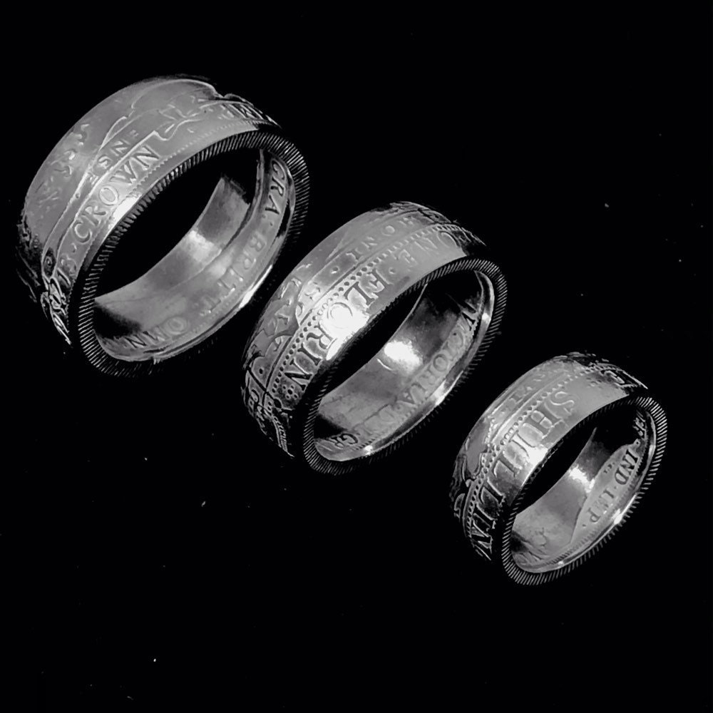 Hand Made Coin Rings by HandMadeCoinRing on Etsy