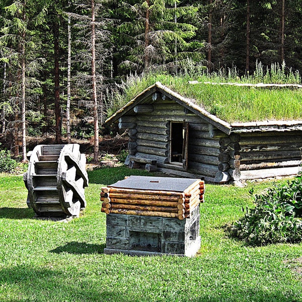Vintage Lace Window Screen, Dutch Window Decoration, Windmill Pattern ...