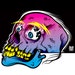 Hackintosh Apple Skull Logo Custom Mash up MacBook iPhone Laser Printed ...